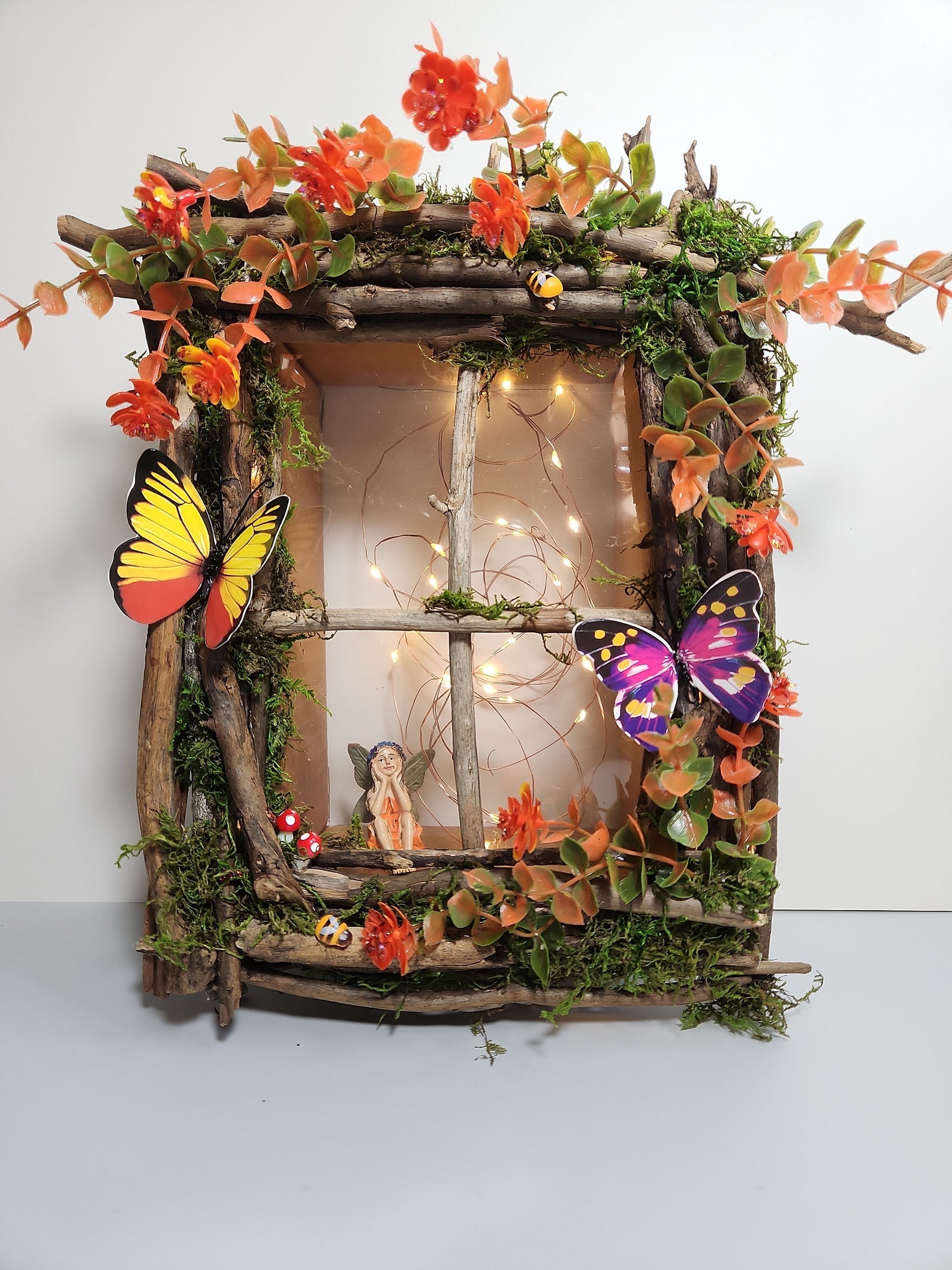 Enchanted Fairy Window Night Light: Whimsical Home Decor - Etsy