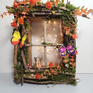 Enchanted Fairy Window Night Light: Whimsical Home Decor - Etsy