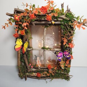 Enchanted Fairy Window Night Light: Whimsical Home Decor - Etsy