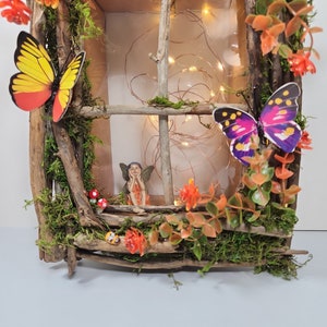 Enchanted Fairy Window Night Light: Whimsical Home Decor - Etsy