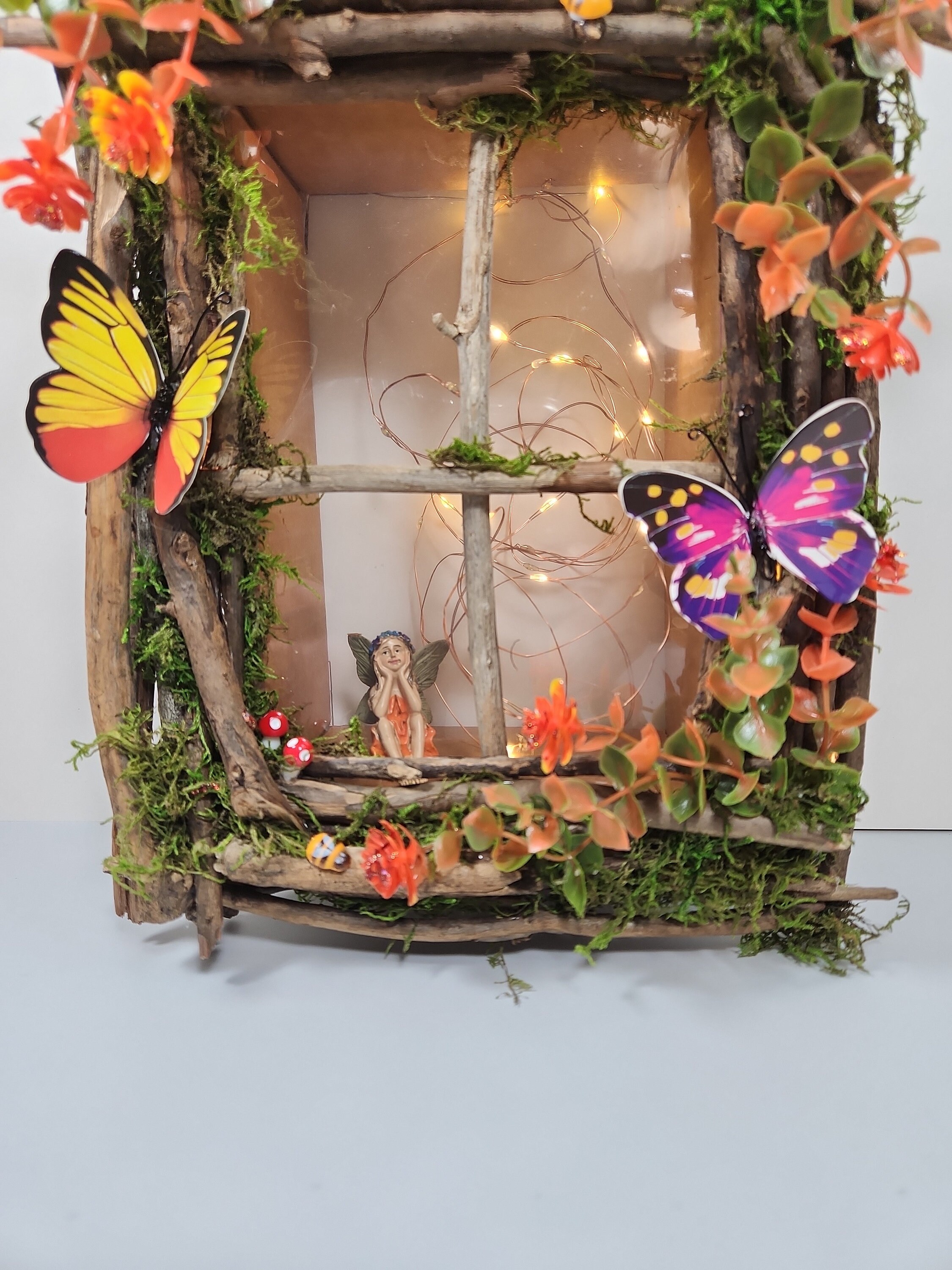 Enchanted Fairy Window Night Light: Whimsical Home Decor - Etsy