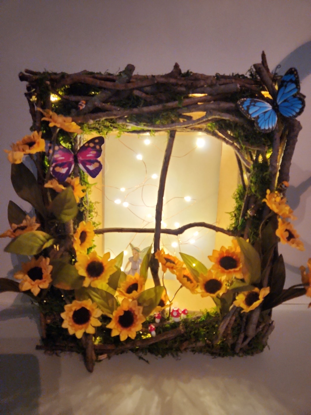 Enchanted Night Light | Enchanted Window | Fairy Window | Fairy Night ...