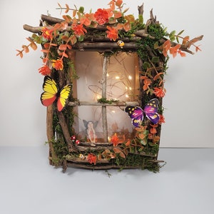 Enchanted Fairy Window Night Light: Whimsical Home Decor - Etsy
