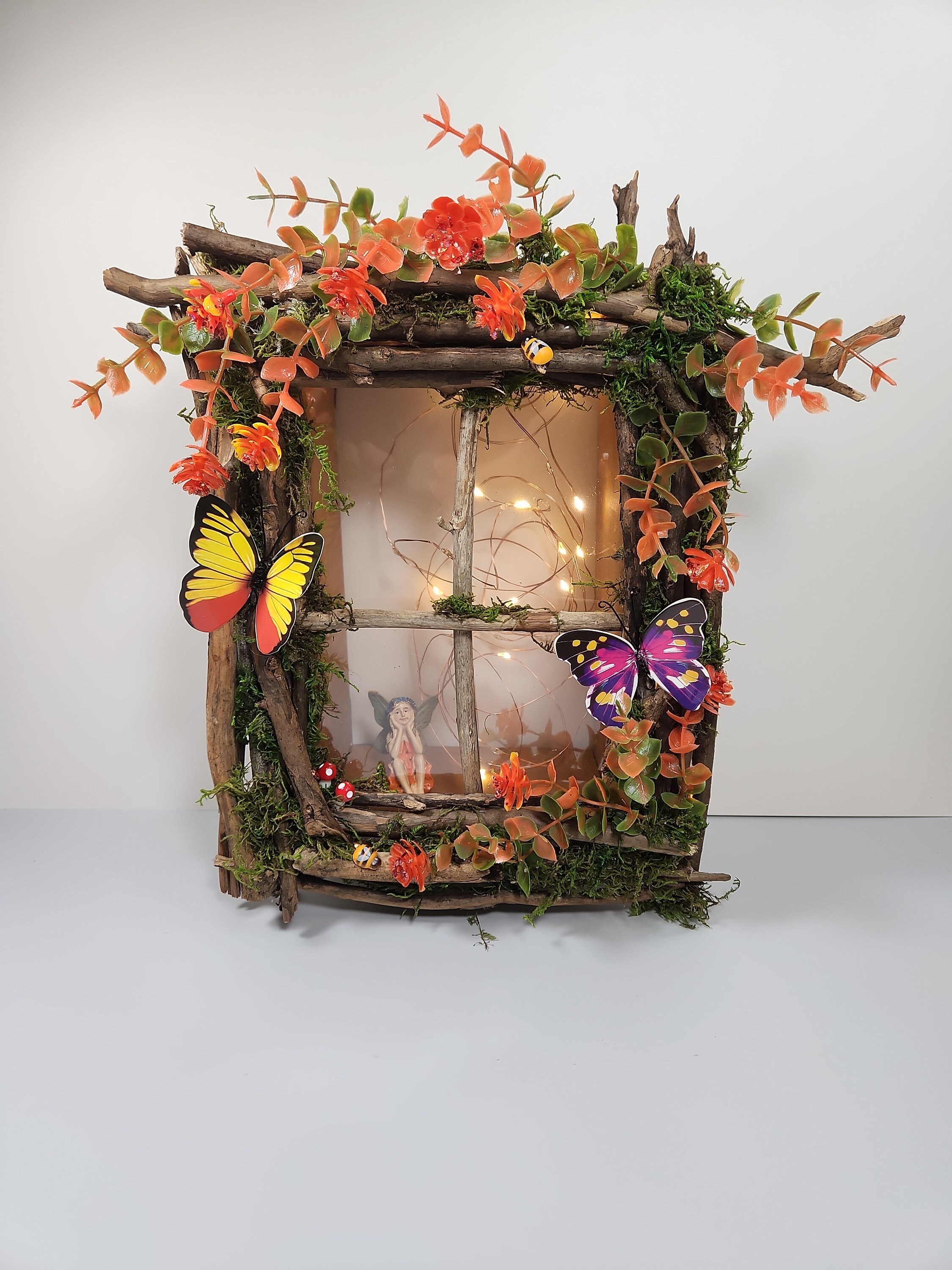 Enchanted Fairy Window Night Light: Whimsical Home Decor - Etsy