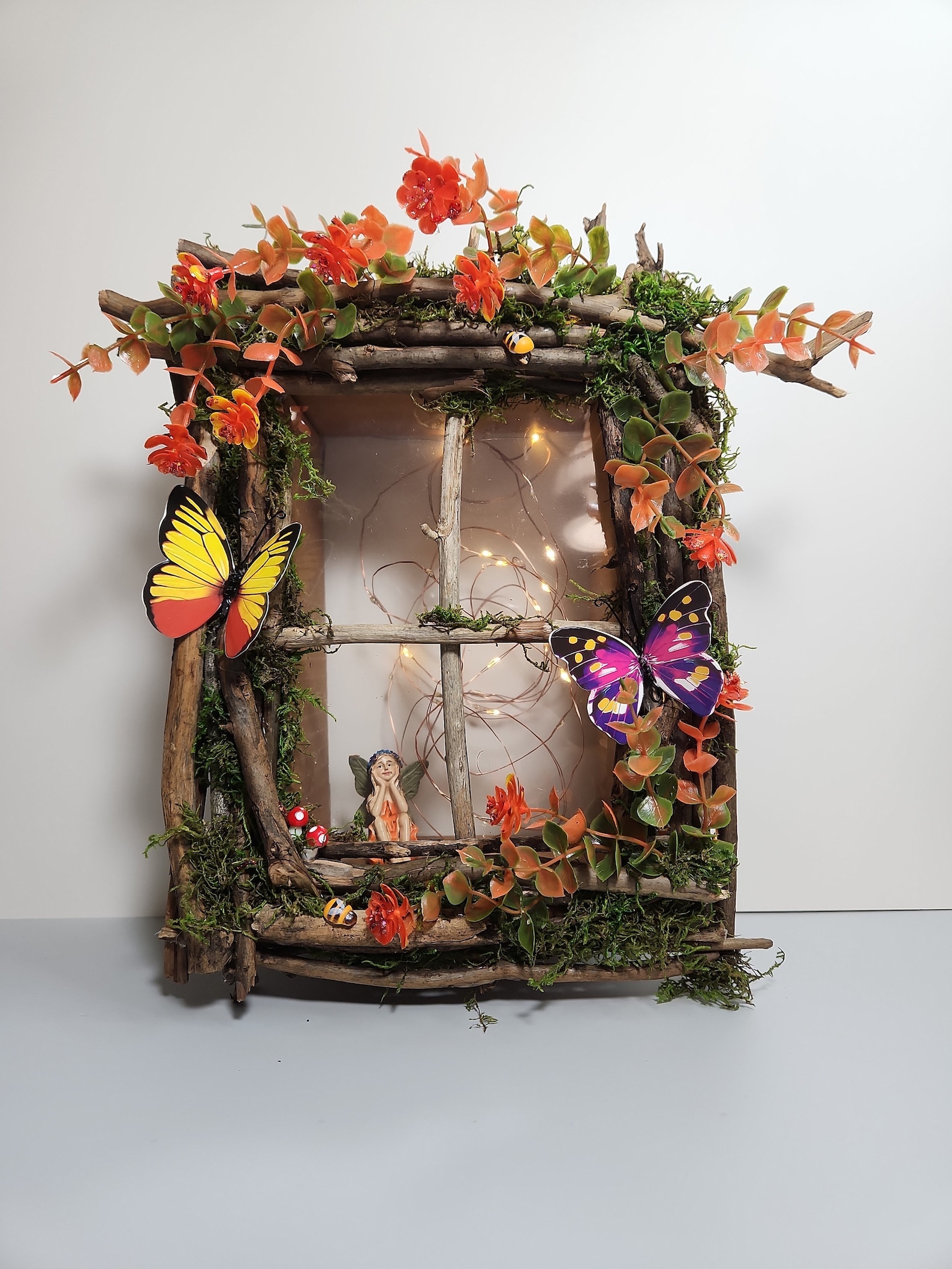 Enchanted Fairy Window Night Light: Whimsical Home Decor - Etsy