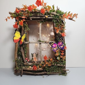 Enchanted Fairy Window Night Light: Whimsical Home Decor - Etsy