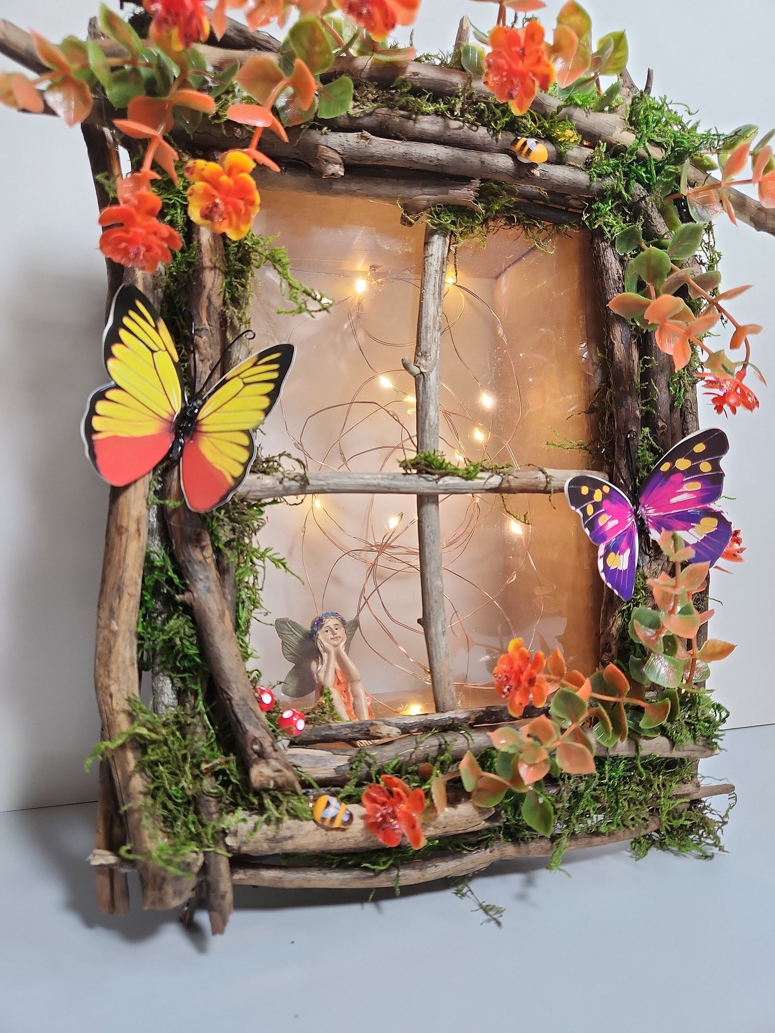 Enchanted Fairy Window Night Light: Whimsical Home Decor - Etsy