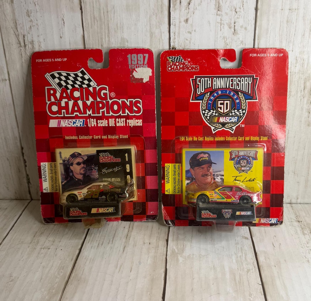 2 Racing Champions 50th Anniversary NASCAR Cars - Etsy