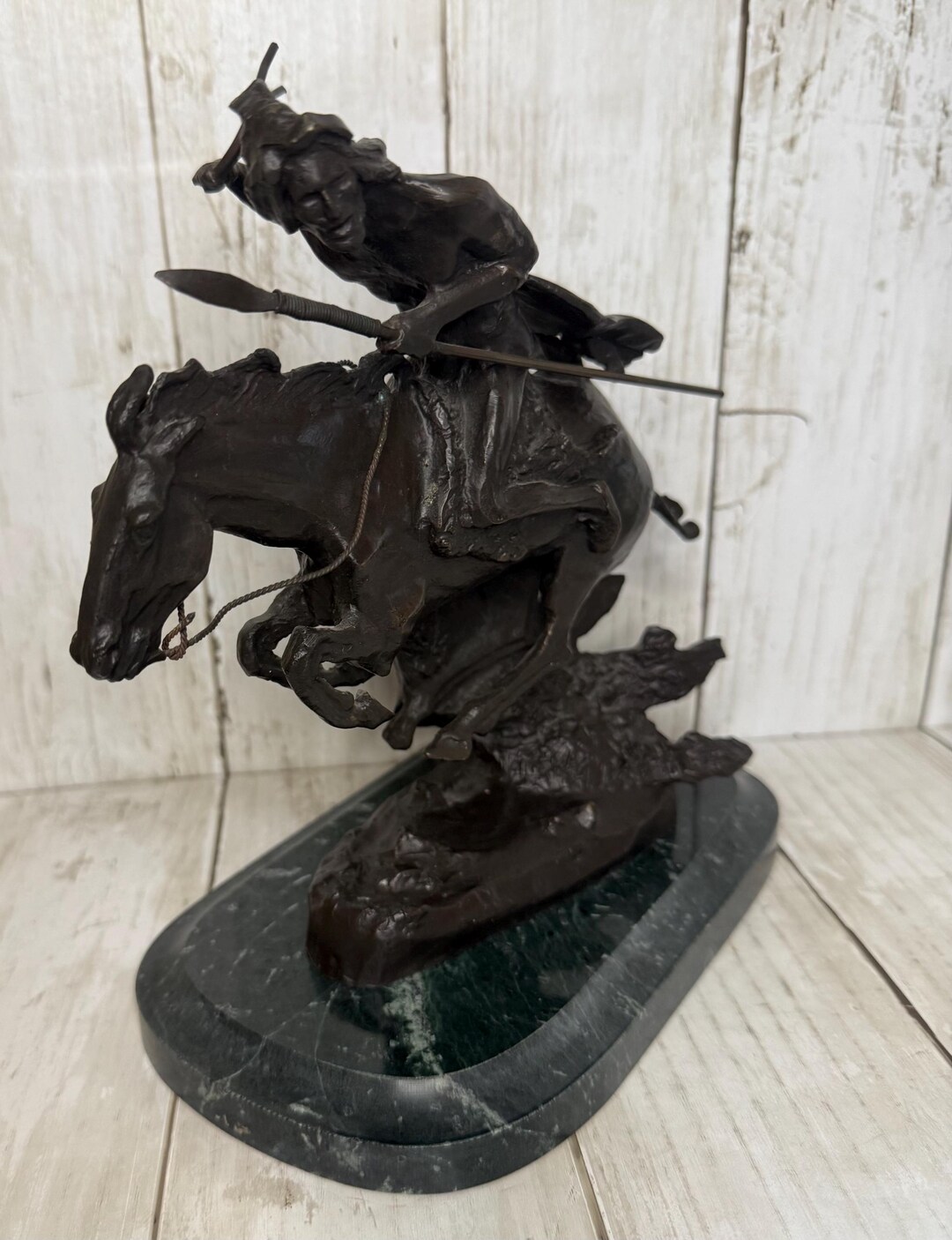 Frederick Remington the Cheyenne 8.5 Inch Statue - Etsy