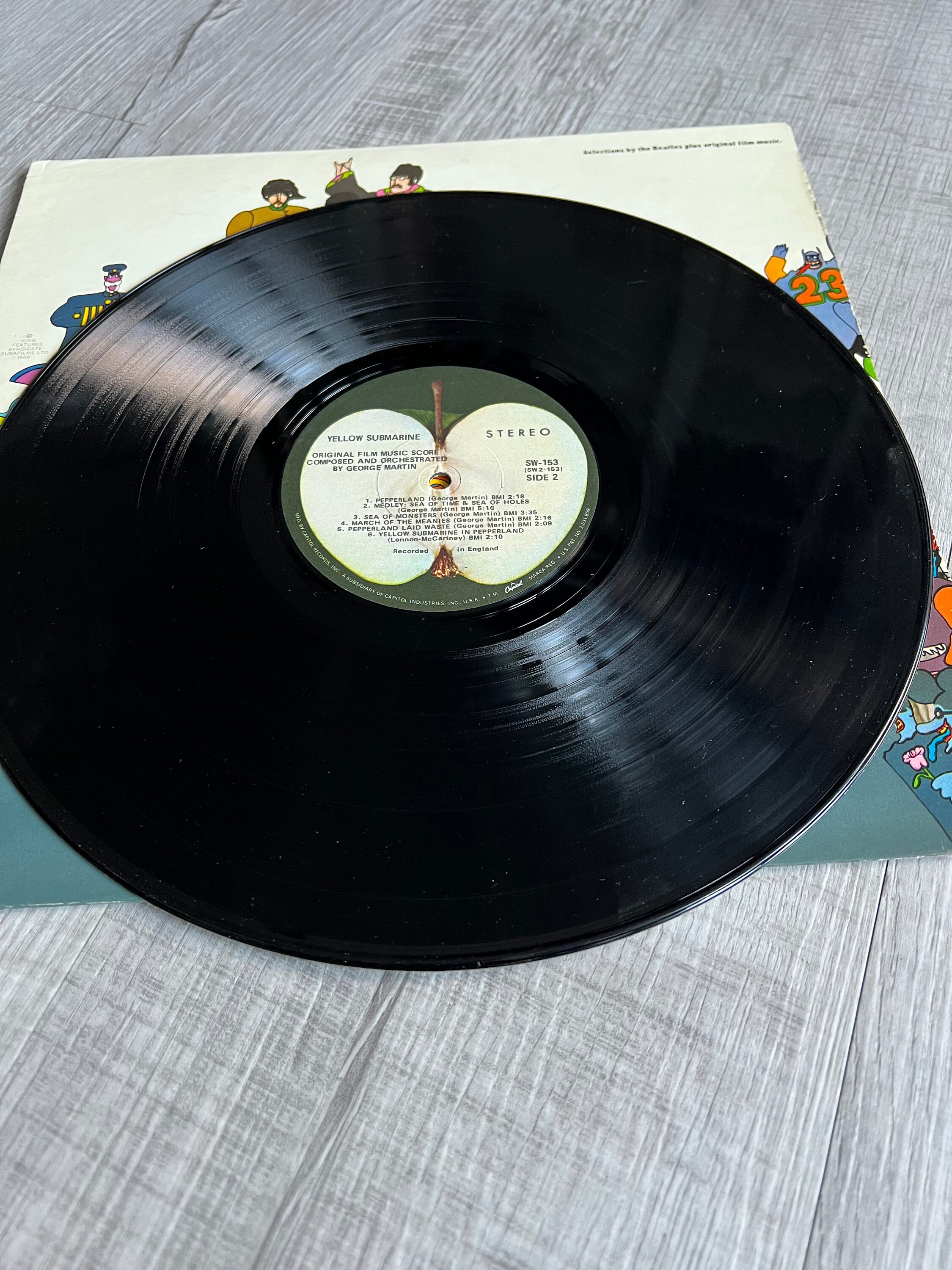 The Beatles Yellow Submarine Pitman Pressing Vinyl Album - Etsy