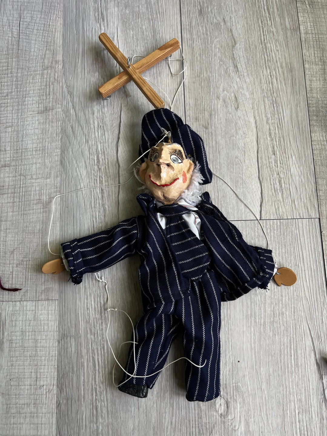 Vintage Marionette Puppet - French Man - Etsy