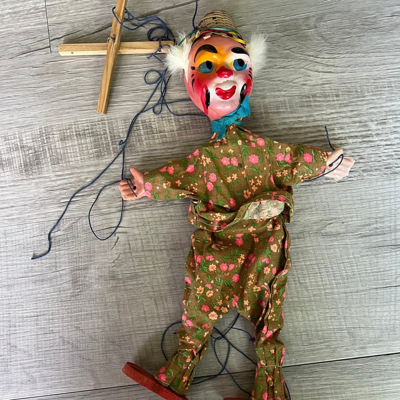 Clown Puppet - Etsy