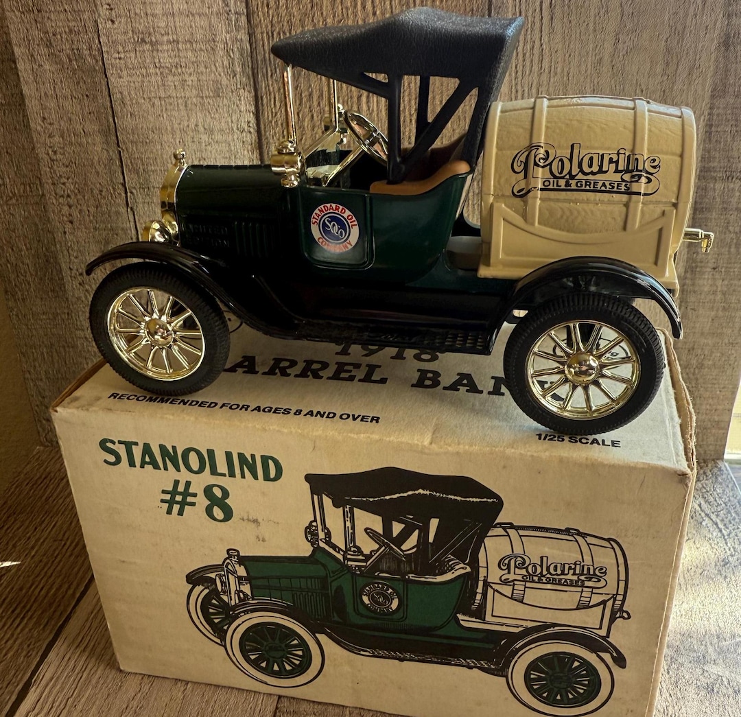 Ertl Stanolind #8 1918 Barrel Truck Bank 5.5" 1/25 - Etsy