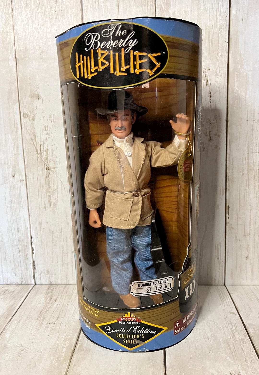 The Beverly Hillbillies Jed Clampett Fully Poseable Action Figure 1997 ...