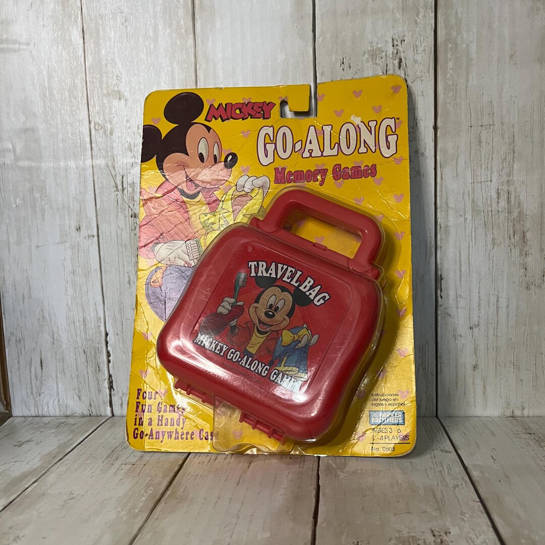 Mickey Mouse Go-along Memory Games - Etsy