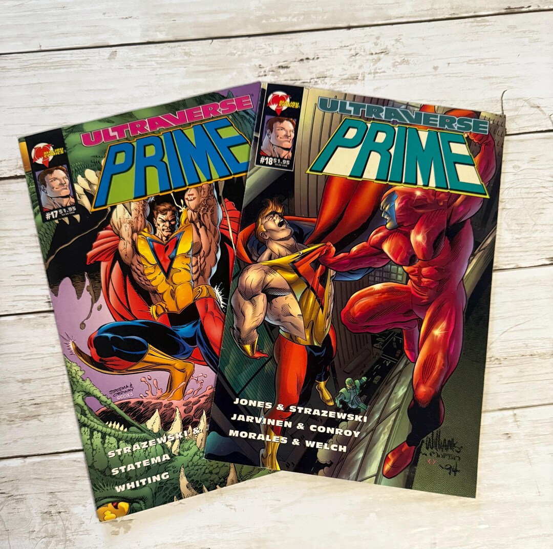 Ultraverse Prime #17 #18 1994, Malibu Comics - Etsy