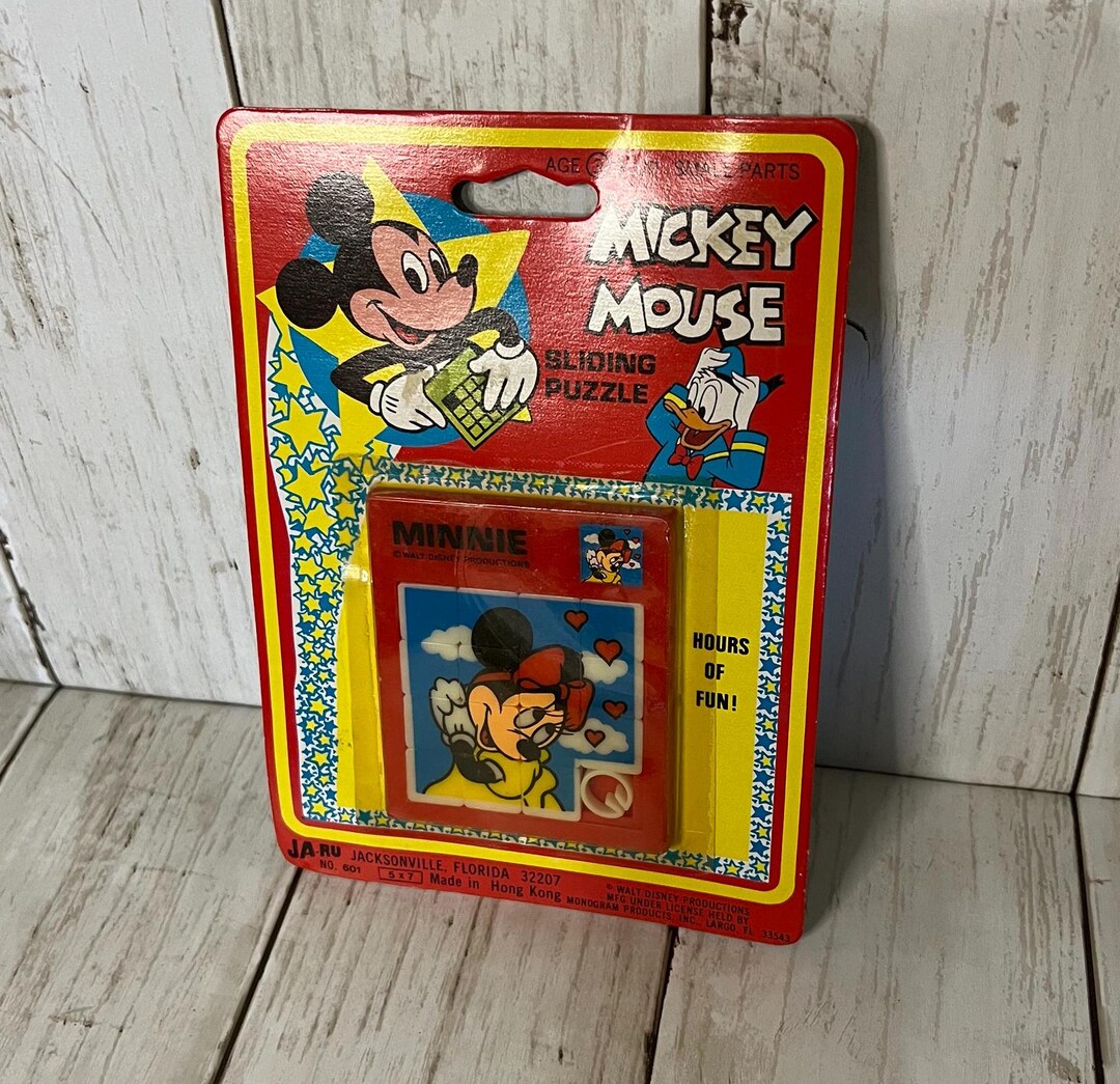 Mickey Mouse Sliding Puzzle - Etsy