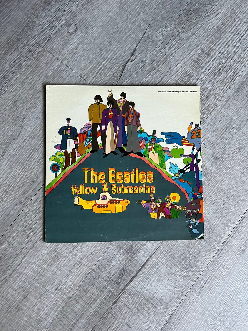 The Beatles Yellow Submarine Pitman Pressing Vinyl Album - Etsy