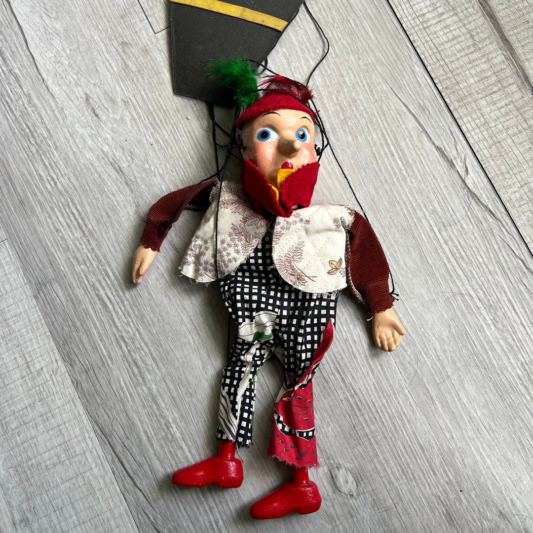 Vintage Pinocchio Marionette Puppet - Etsy
