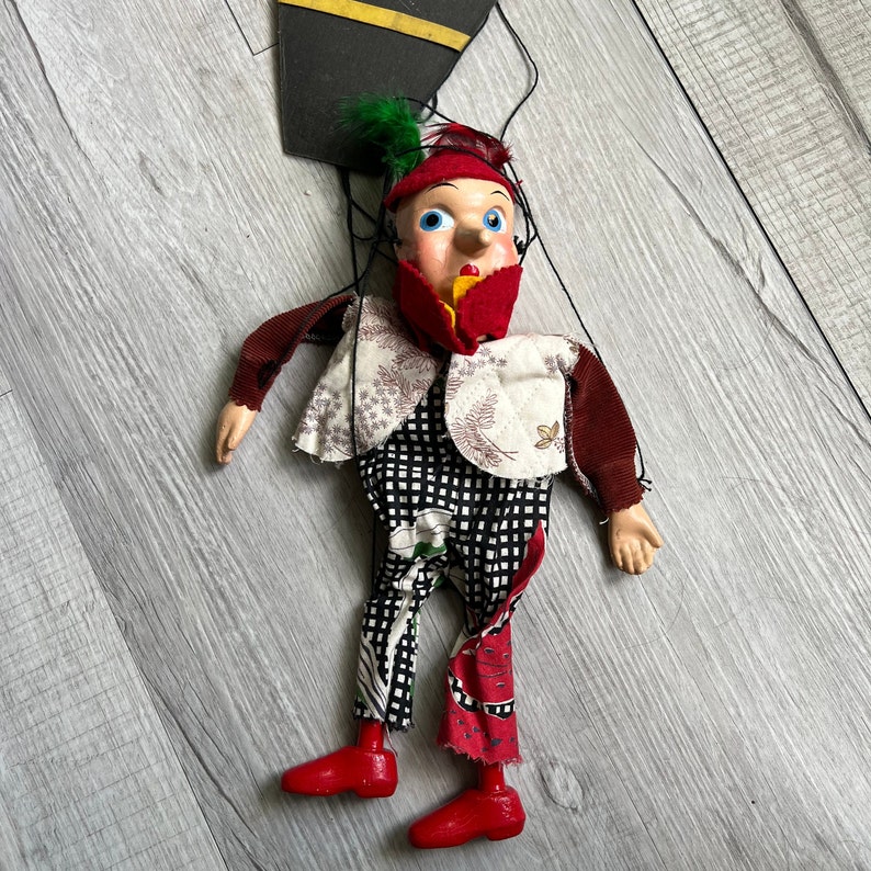 Vintage Pinocchio Marionette Puppet - Etsy