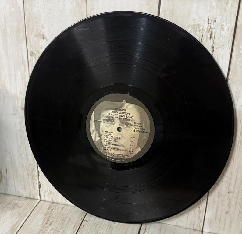 John Lennon Plastic Ono Band Imagine Vinyl Record LP SW 3379 Capitol ...