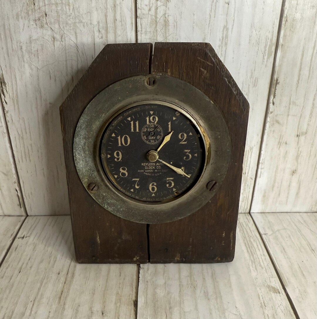 Keyless Auto Clock Company Decor - Etsy