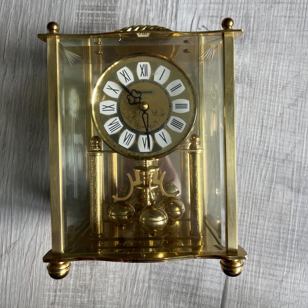 Vintage Benchmark Brass Anniversary Clock - Etsy