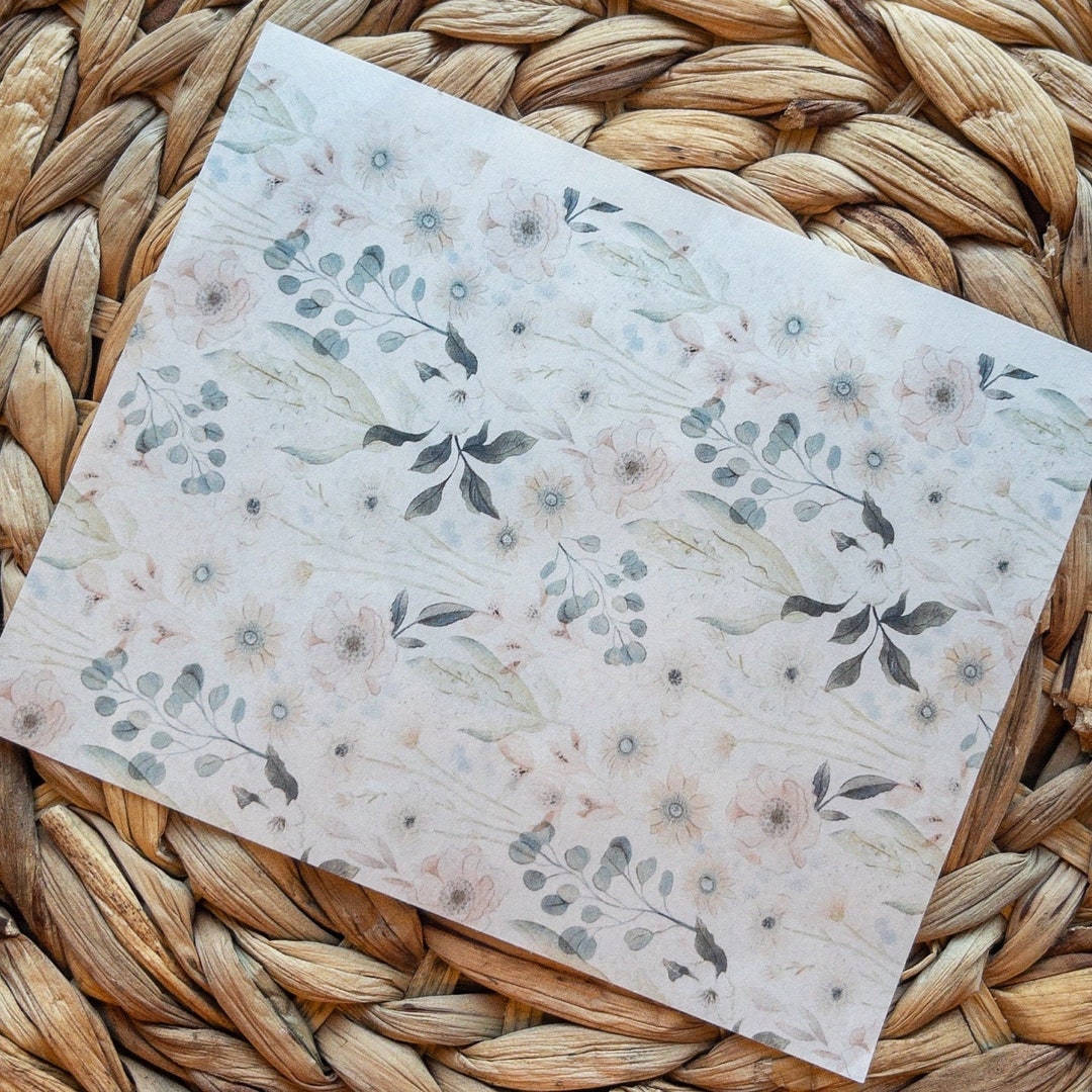 Image Transfer Paper for Polymer Clay Water Soluble Image Transfer Boho ...