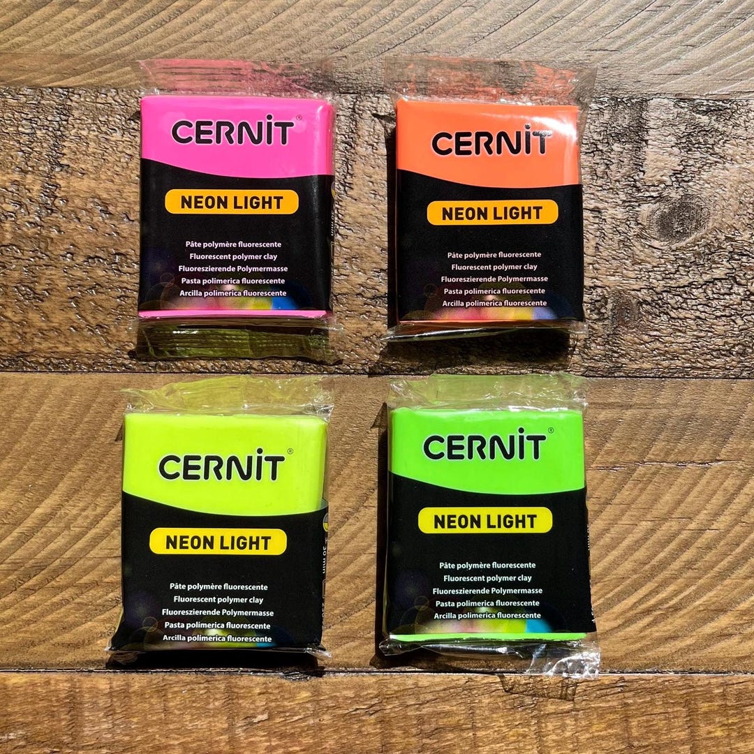 Cernit Neon Polymer Clay 56 G/ 2 Oz - Etsy