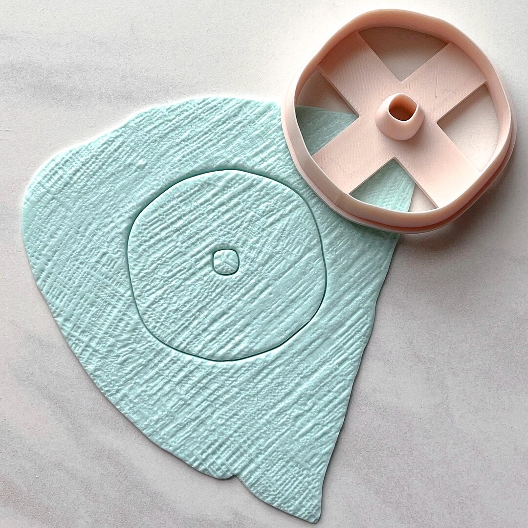 Large Organic Circle Polymer Clay Cutter | Sharp Cutting Edge | E-46 - Etsy