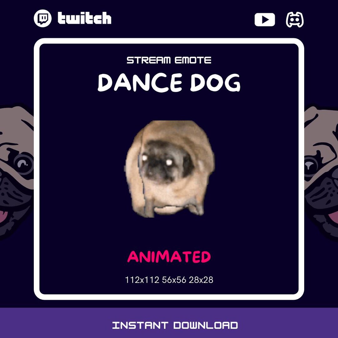 Twitch Emote Dog Dance Meme Stream Emote Animated Youtube Meme Stream ...
