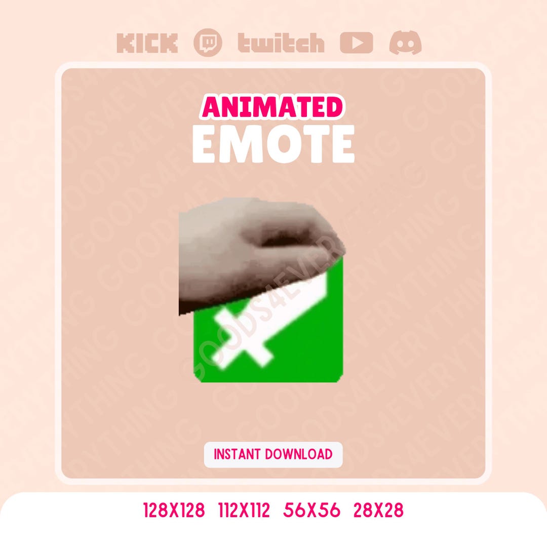 Modlove Emote Animated for Twitch, Discord, Kick, Youtube | Funny ...