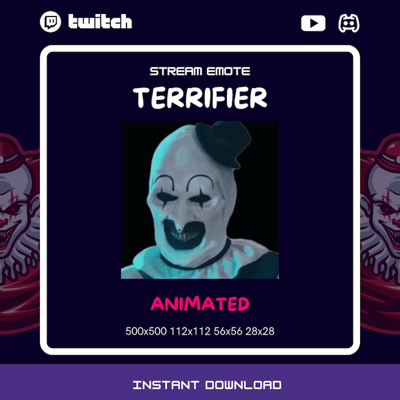 Clown emote twitch - Etsy.de