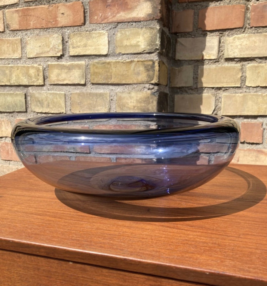 Vintage Holmegaard Glass Bowl, Designed by per Lutken, Denmark - Etsy