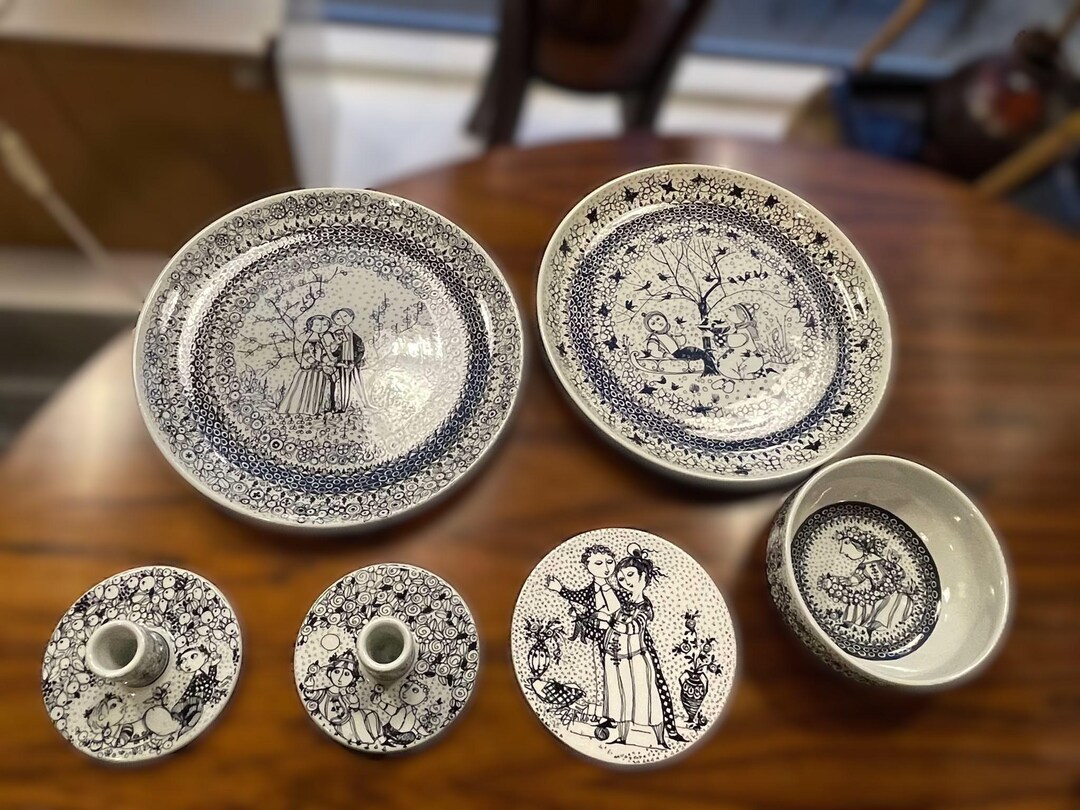 Danish Ceramic Design by Bjørn Wiinblad, Denmark 1970s - Etsy