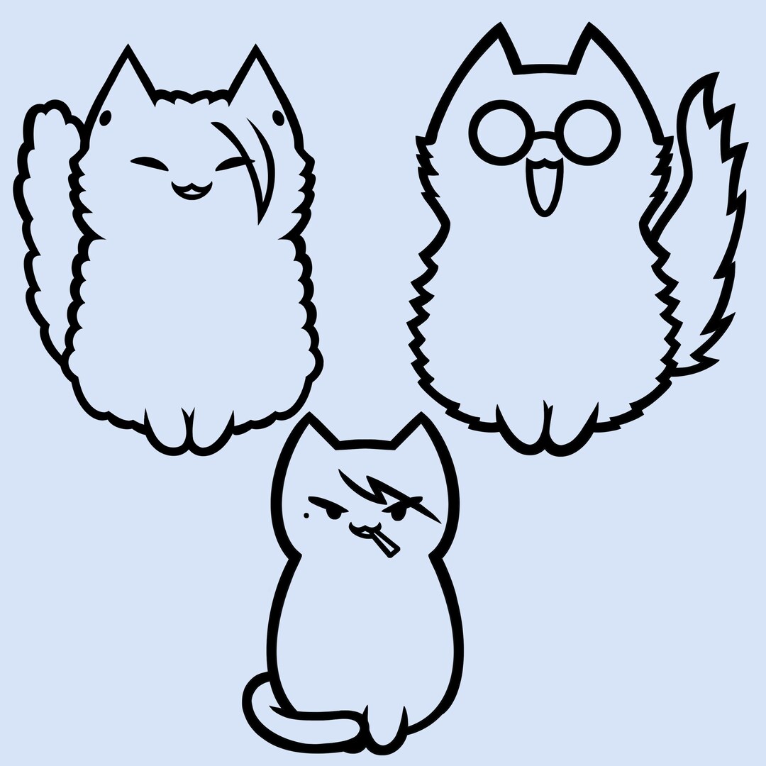 Gato Suguru , Gojo Catoru and Shoko Meowiri Decal Sticker - Etsy