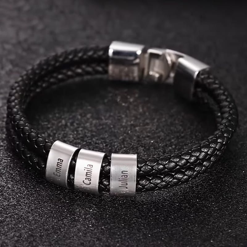 Personalized Mens Personalized Bracelet - Etsy