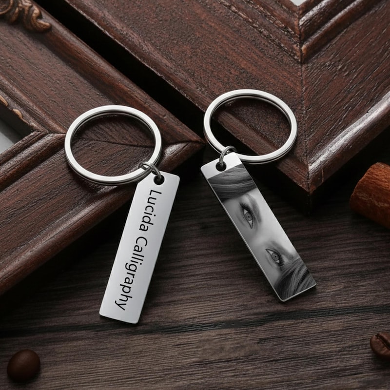 Custom Engraved Key Bag - Etsy
