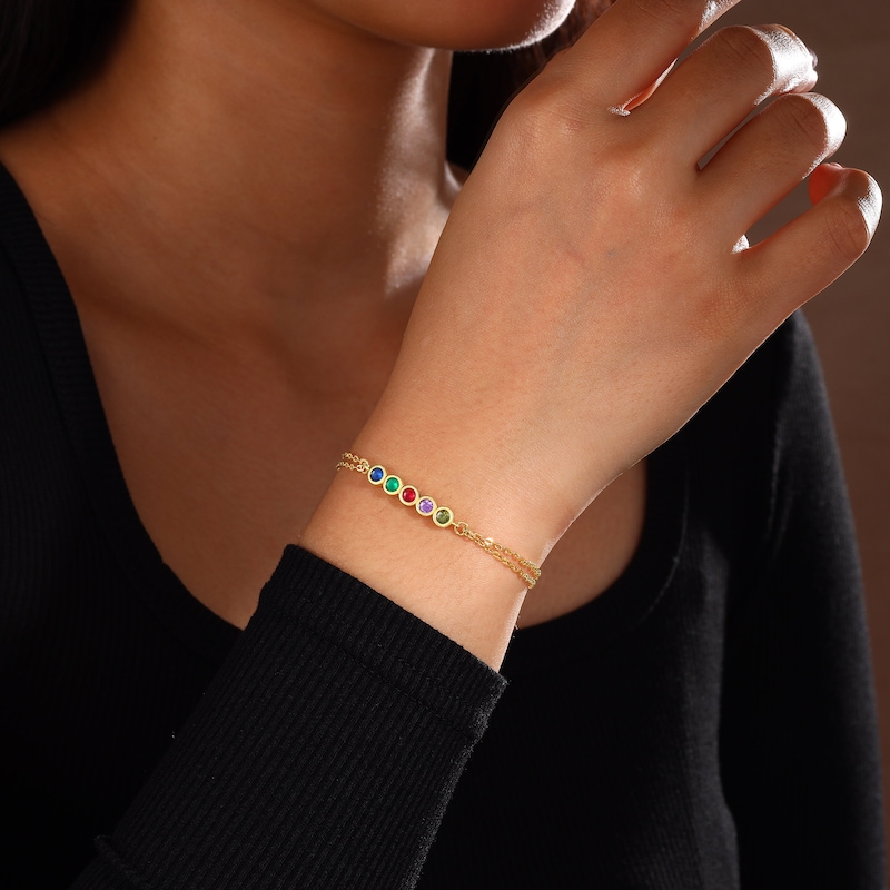 Birthstone Bracelet - Etsy