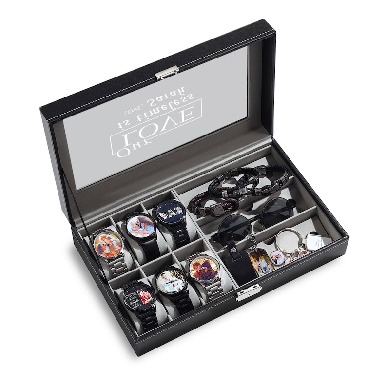 Personalized Engraved Watch Box for Men,custom Jewelry Box With Name ...