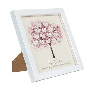 Custom LED Light Shadow Box Family Tree Frame With Names Night Light ...