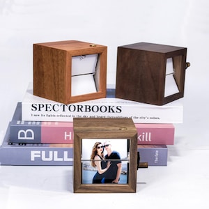 Custom Photo Memory Box,photo Frame Gift,handcrank Photo Gift,flipbook ...