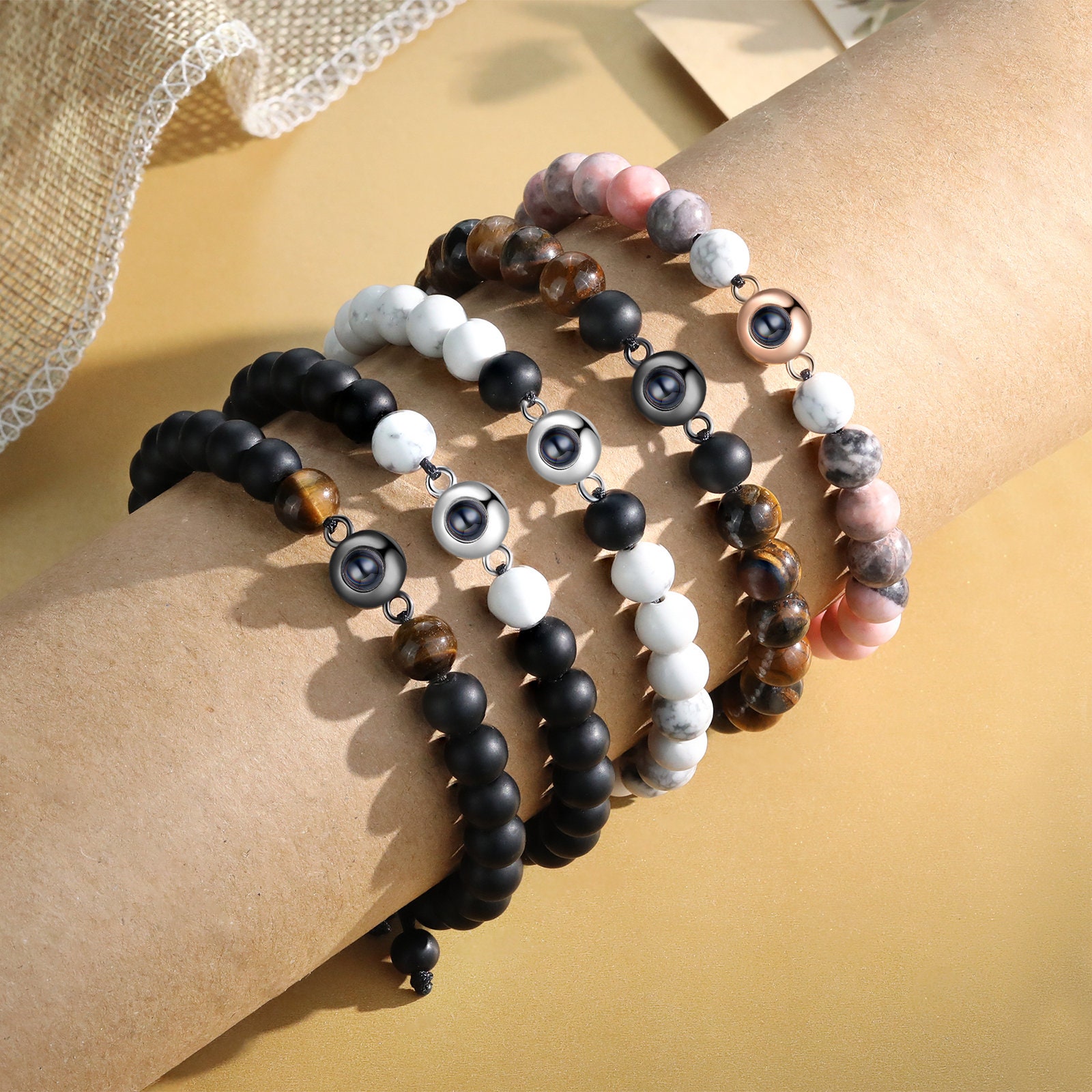 Personalized Projection Photo Bracelet,custom Projection Bracelet,lava ...