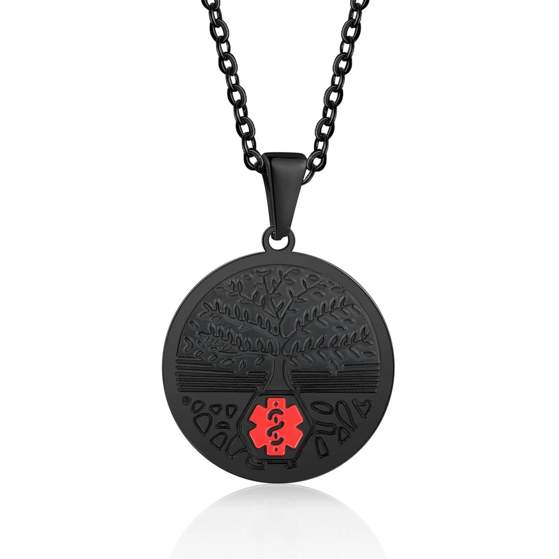 Personalized QR Code Medical Necklace,custom Medical Alert,alert ...