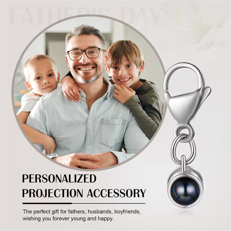 Custom Projection Keychain, Personalized Keyring With Photos or Text ...