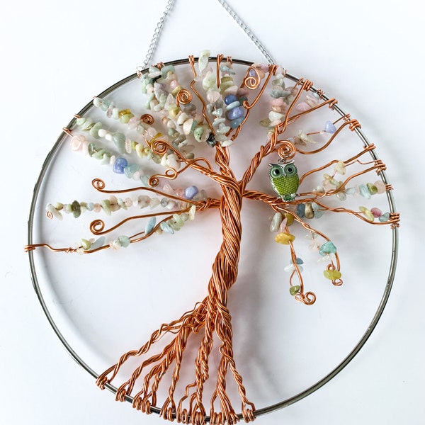 Wire Tree Suncatcher - Etsy