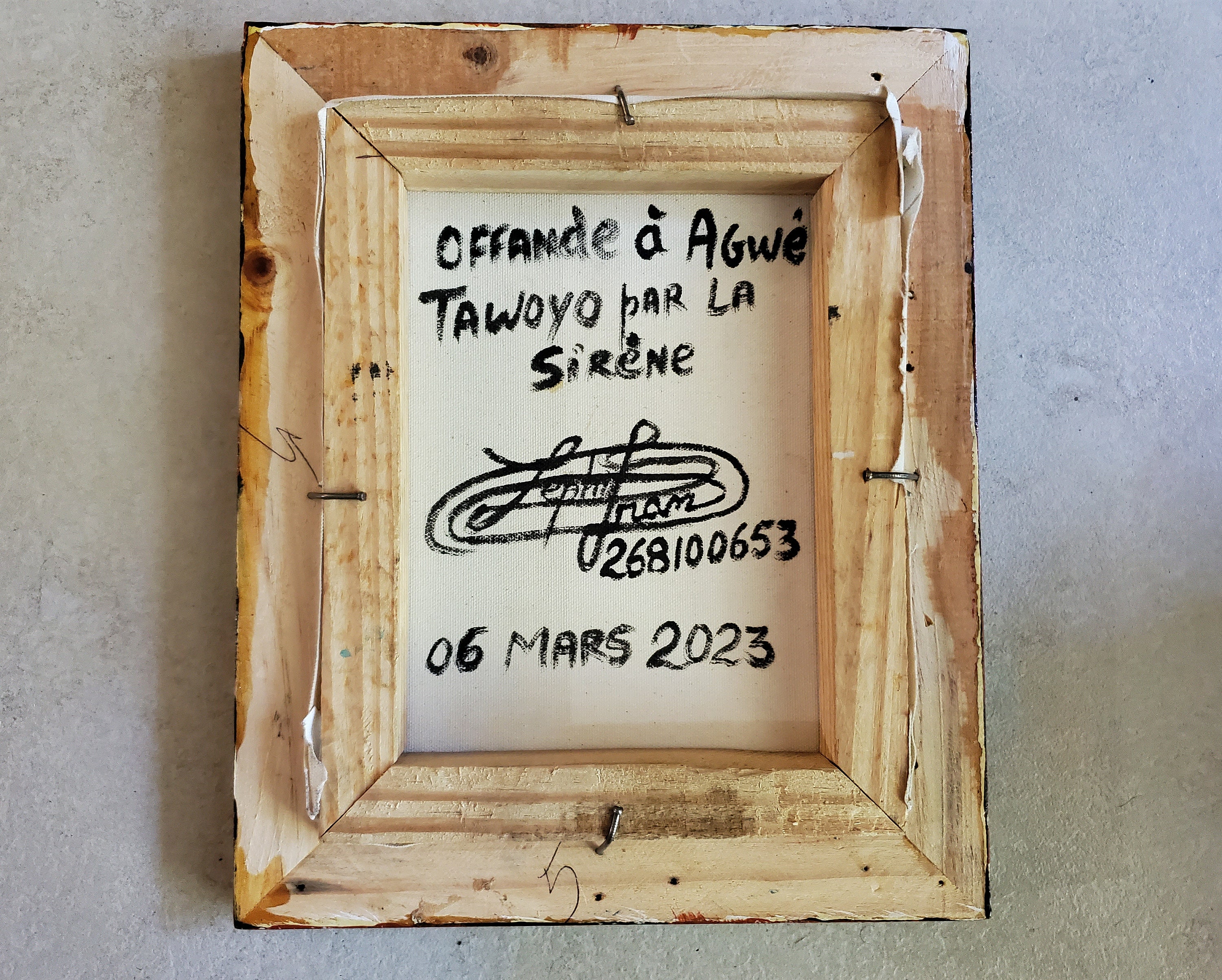 Haitian Art by Frantz Zephirin, Mermaid Painting,voodoo Ritual ...