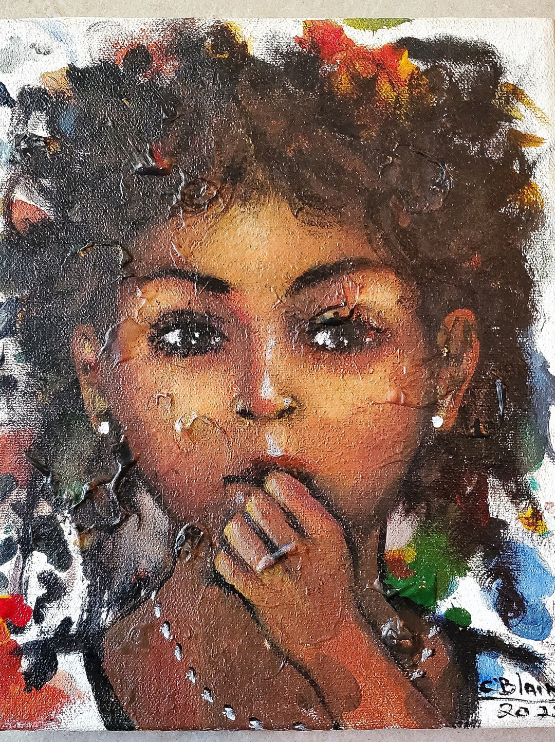 Haitian Art, Painting by Carel Blain, Acrylic on Canvas, Gallery John ...
