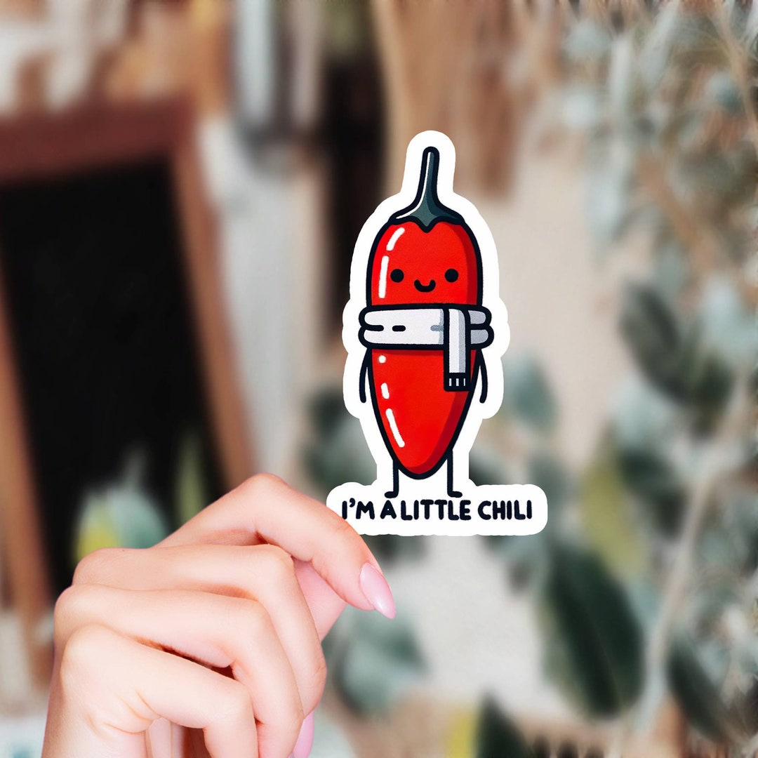 I'm a Little Chili Sticker Vinyl Decal for Laptop Sticker Kindle ...