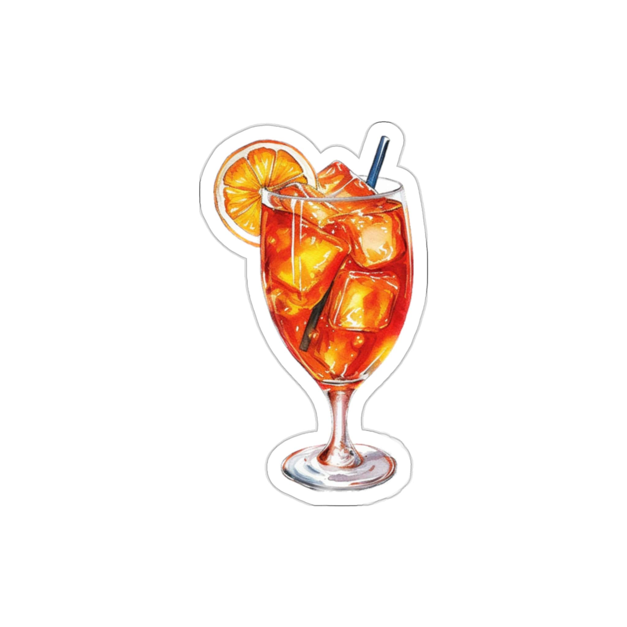 Refreshing Aperol Spritz Sticker Compact Vinyl Decal for Laptop, Kindle ...